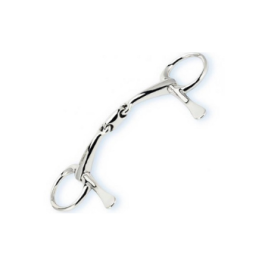 EASY CONTROL HALF-CHEEK BIT DOUBLE BROKEN